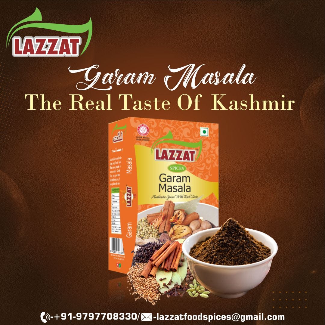 Get the Top Brand Garam Masala in Sopore - LazzatSpices - Medium