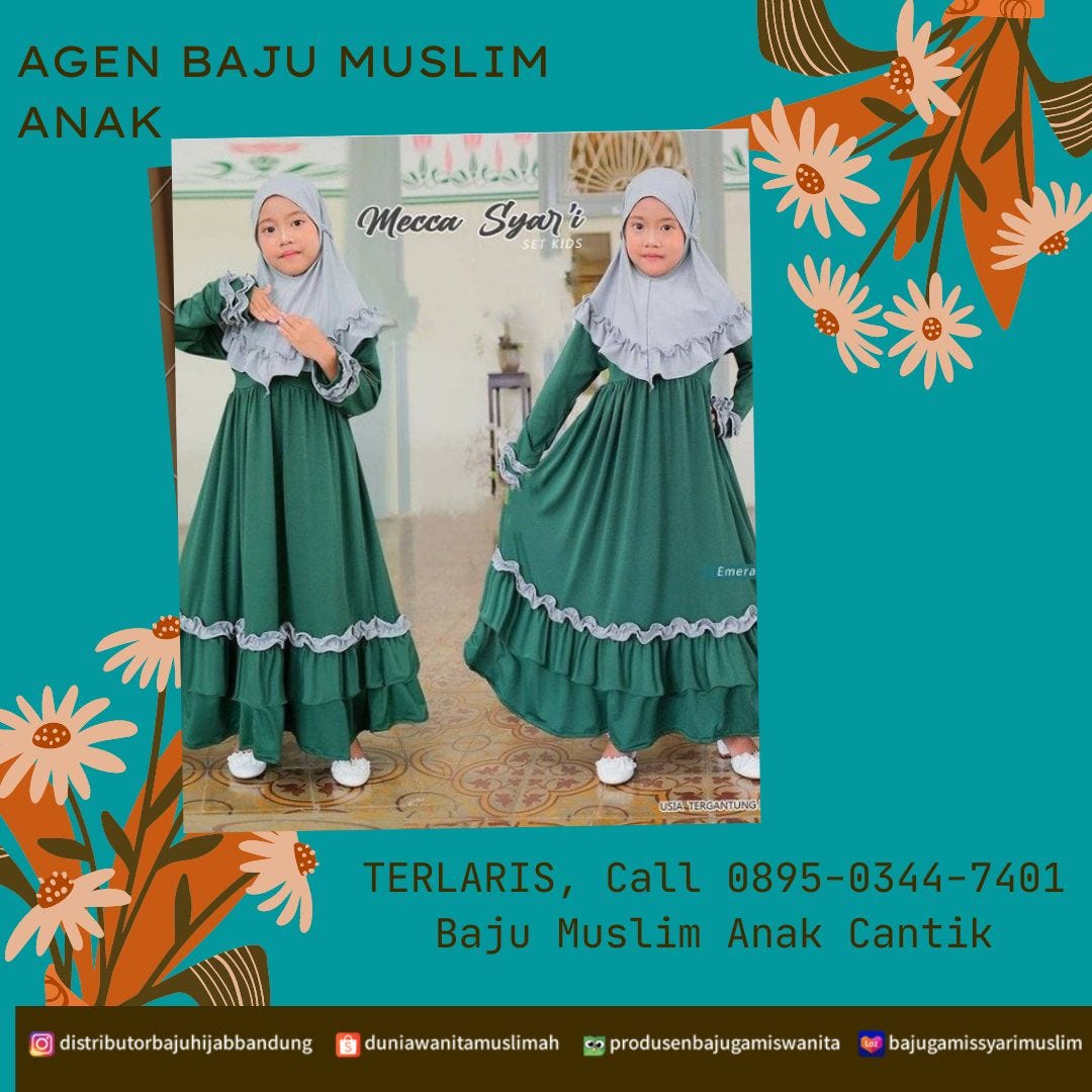 PROMO, Call 0895–0344&7401 Model Tunik Muslim Anak Umur 5 Tahun KLIK ...