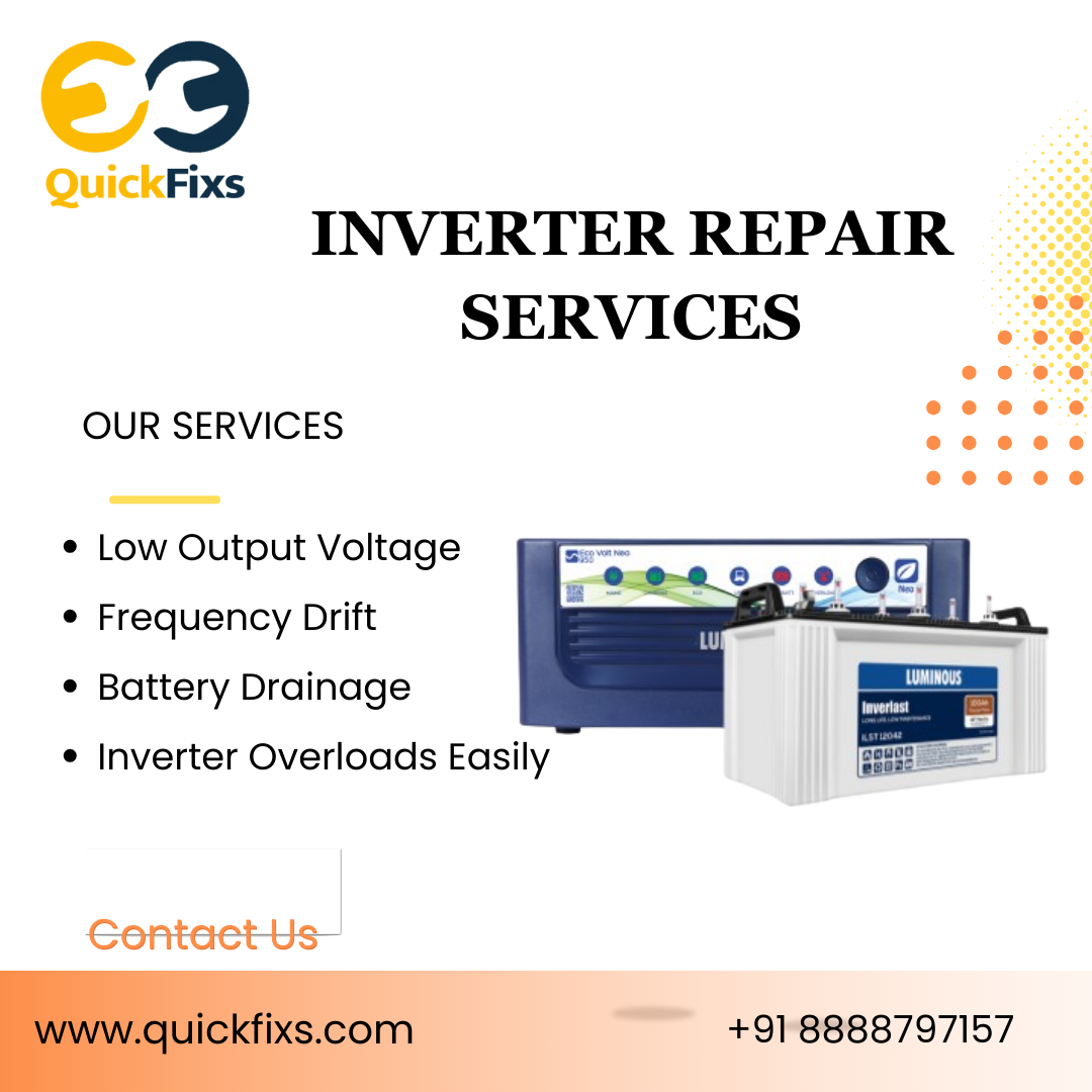 Trust QuickFixs for Expert Diagnosis and Repair of Your Inverter ...