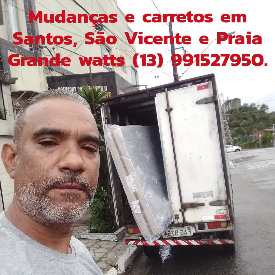 Mudanças e pequenos carretos em Santos-sp watts (13) 991527950 temos ...
