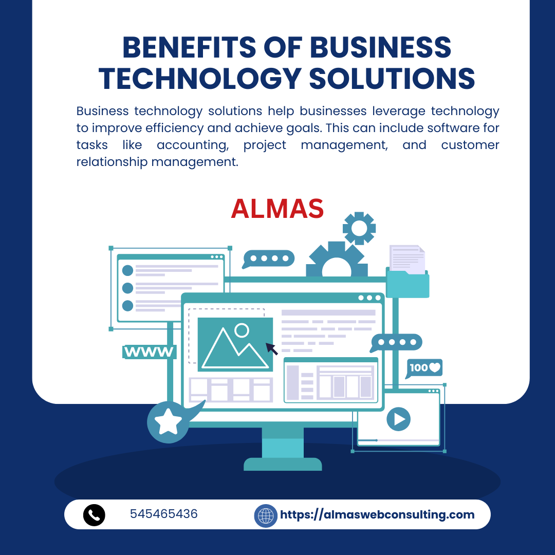 Benefits of Business Technology Solutions? - ALMAS - Medium