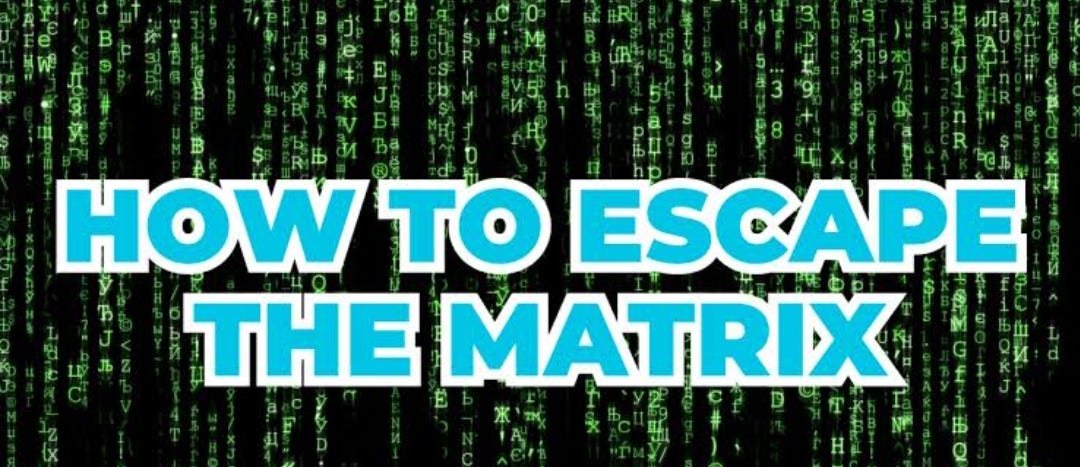 ESCAPE THE REAL LIFE MATRIX NOW! - Himanshu - Medium
