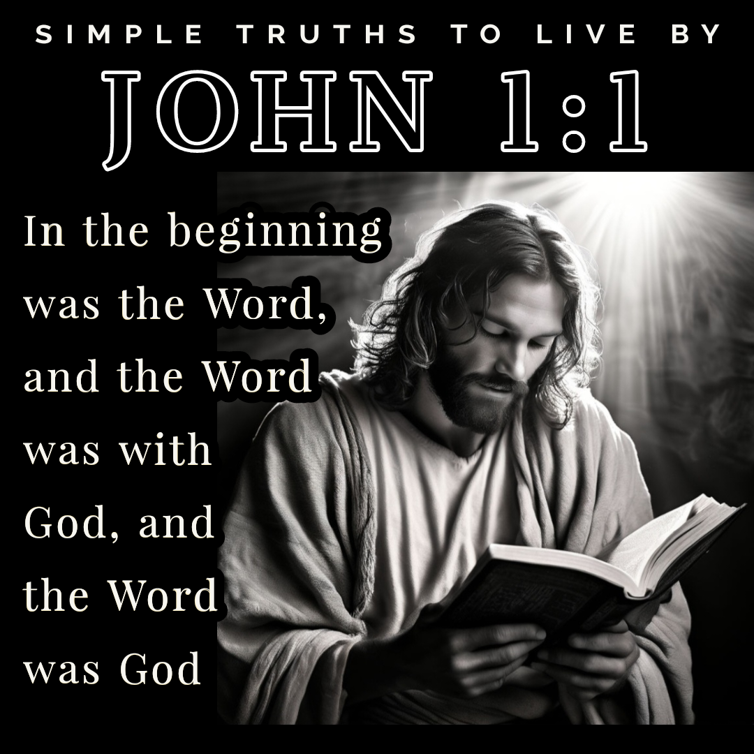 In the beginning was the Word, and the Word was with God, and the Word ...