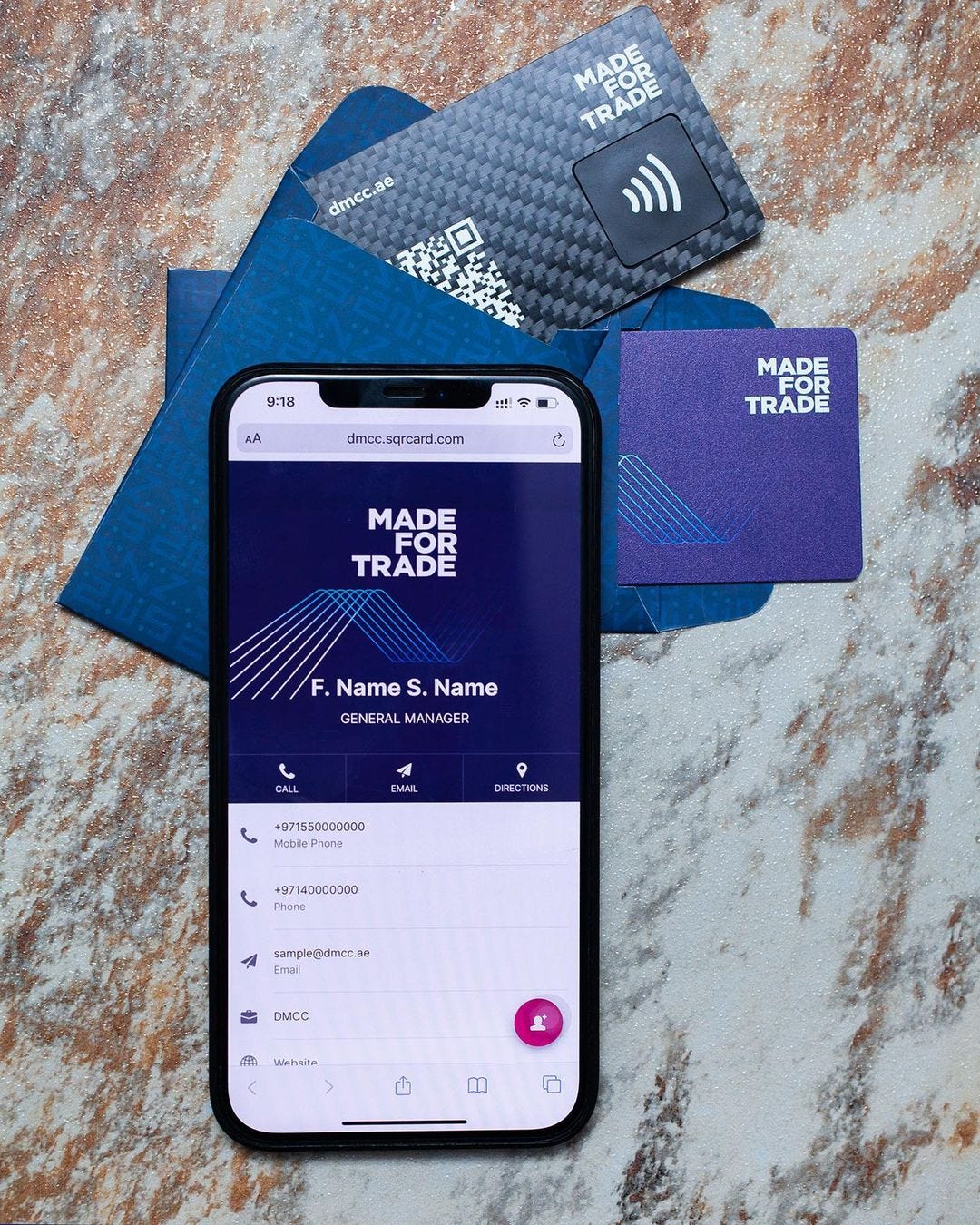 SQR NEO — NFC Business Cards - SQR NEO - Medium