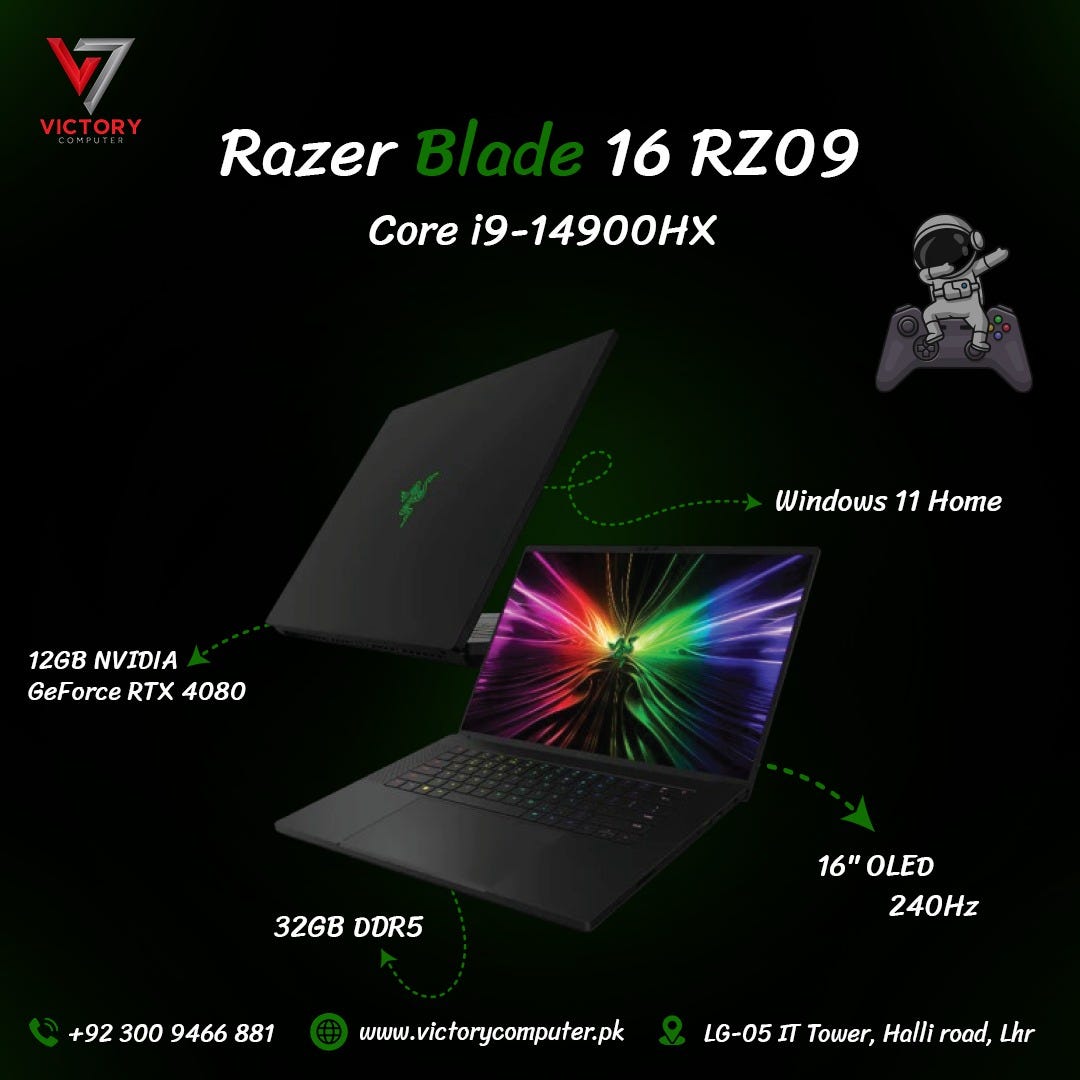 Razer Blade 16 Gaming Laptop 2025 - Victory Computer - Medium