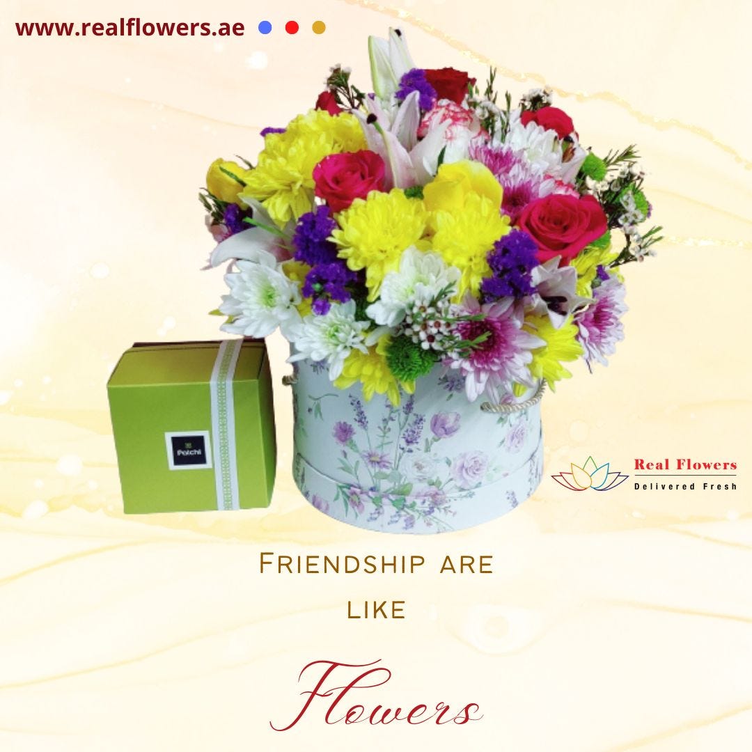 Gift Flowers for your Friend - Real Flowers - Medium