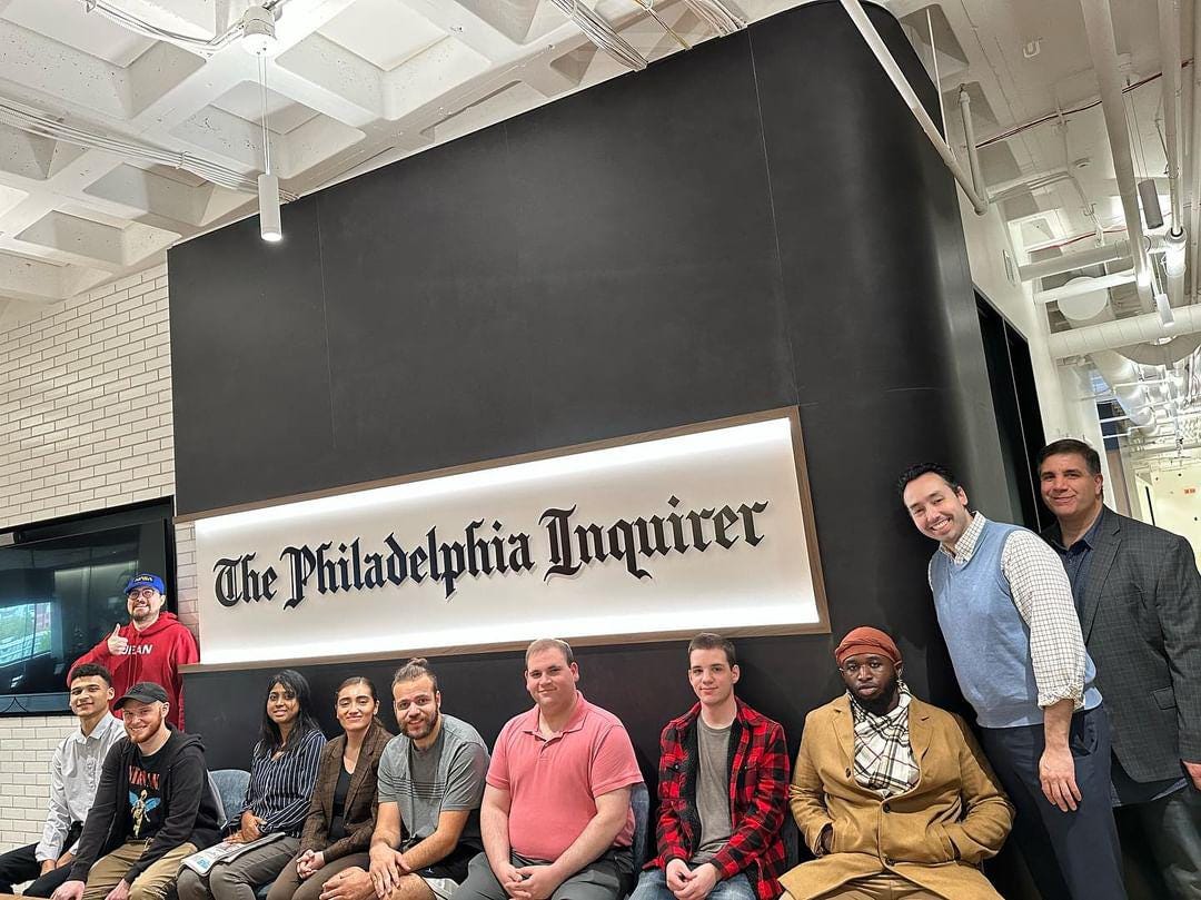 The Philadelphia Inquirer Newsroom tour As an international student ...