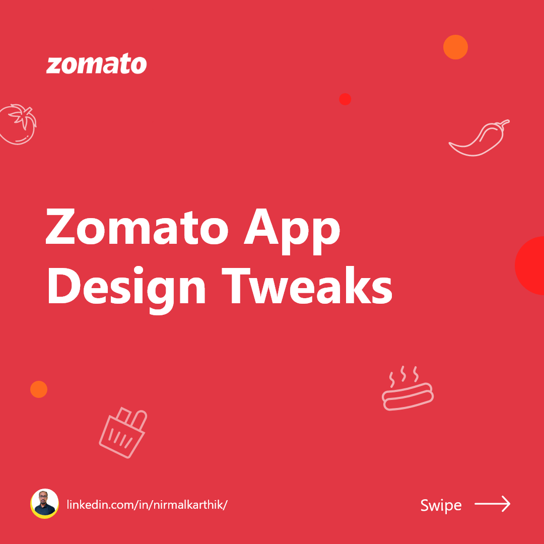 Zomato Mobile App Design Tweaks. Hi Everyone, | by Nirmalkarthik S | Medium