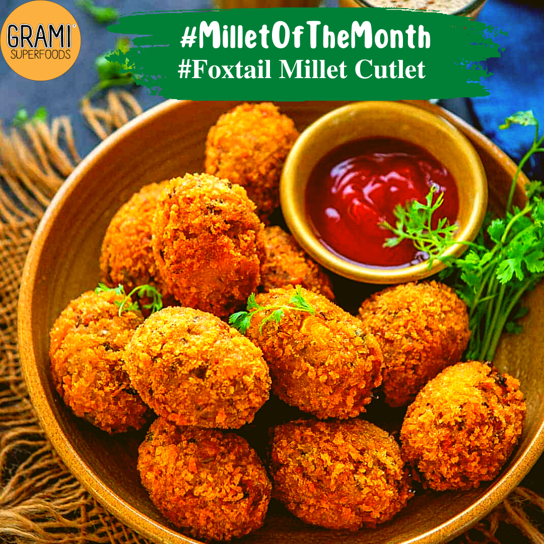 Foxtail Milet Cutlet. Ingredients: | by Grami Superfoods | Medium