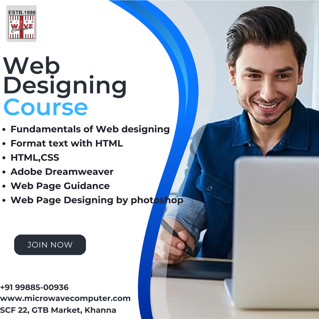 Web Designing Course in Khanna at The Microwave Computer Institute in Khanna | by Arshdigital ...