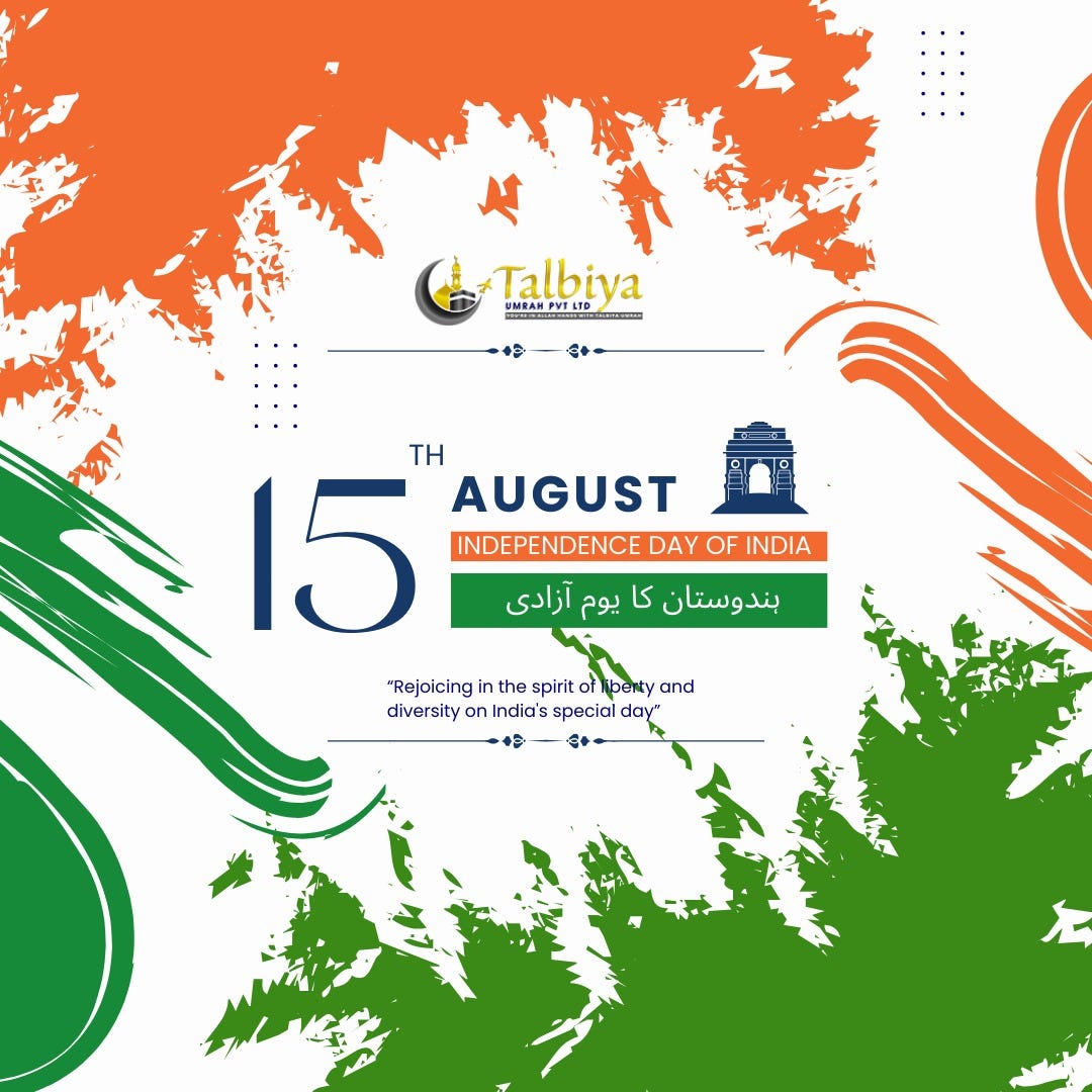 On 15th August. we celebrate the glorious freedom of our nation. let’s ...
