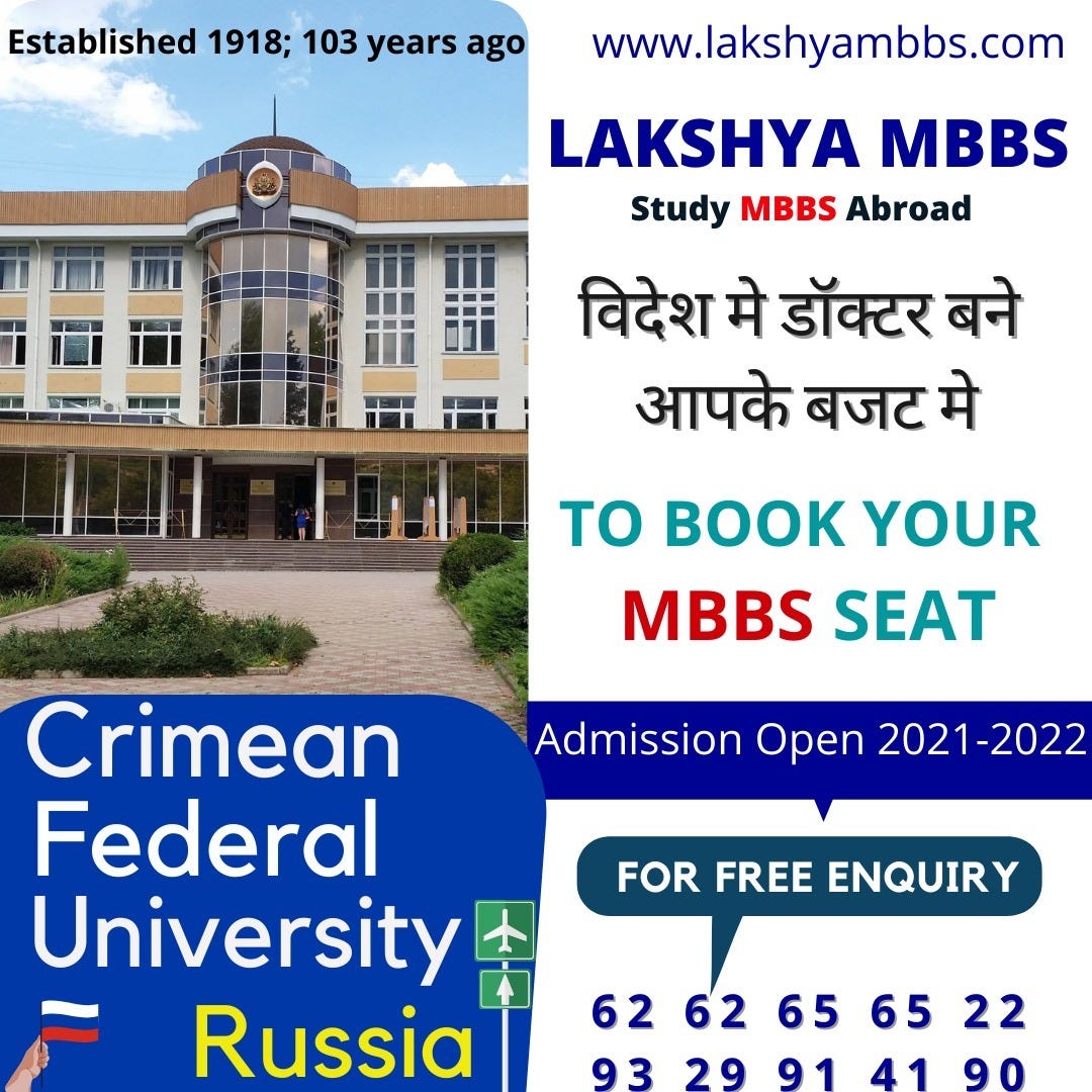 Crimean Federal Medical University - Lakshya MBBS - Medium