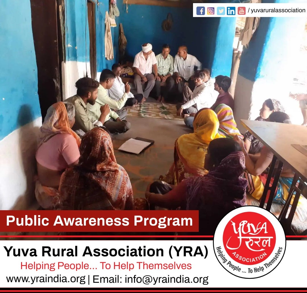 Public Awareness Program — Yuva Rural Association - Yuva Rural Association - Medium