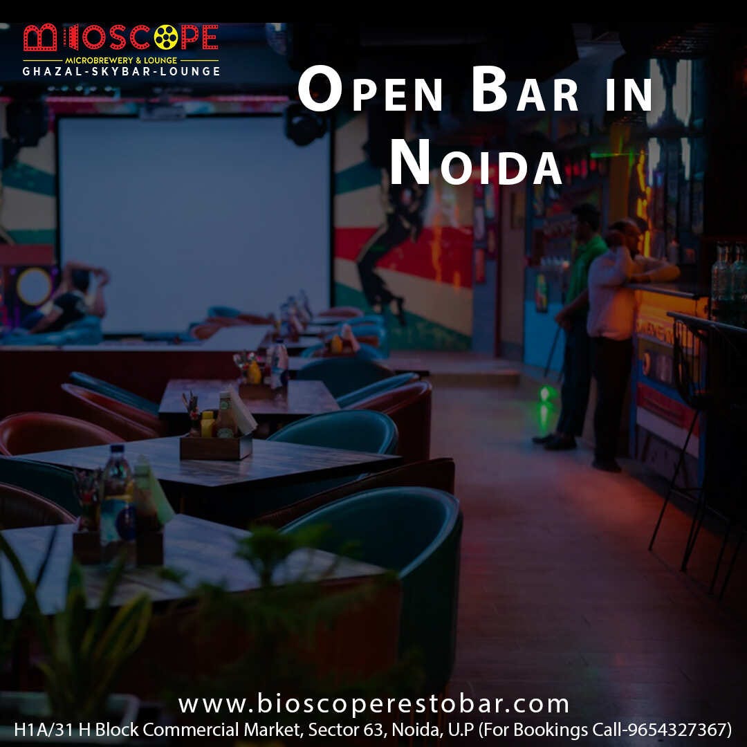 Open Bar in Noida - Bioscope Resto Bar - Medium