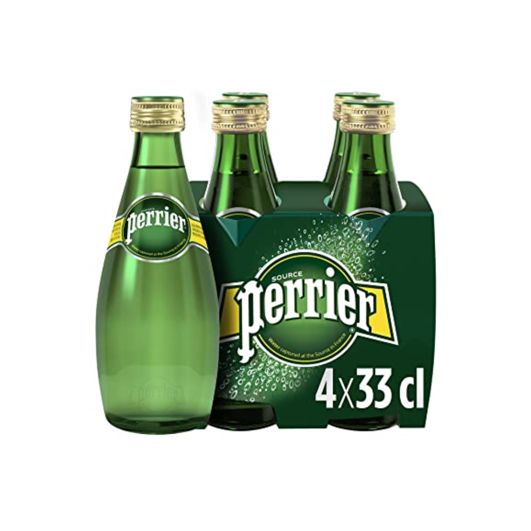 Refresh Your Day with Perrier Carbonated Water in a 330 ML Glass ...