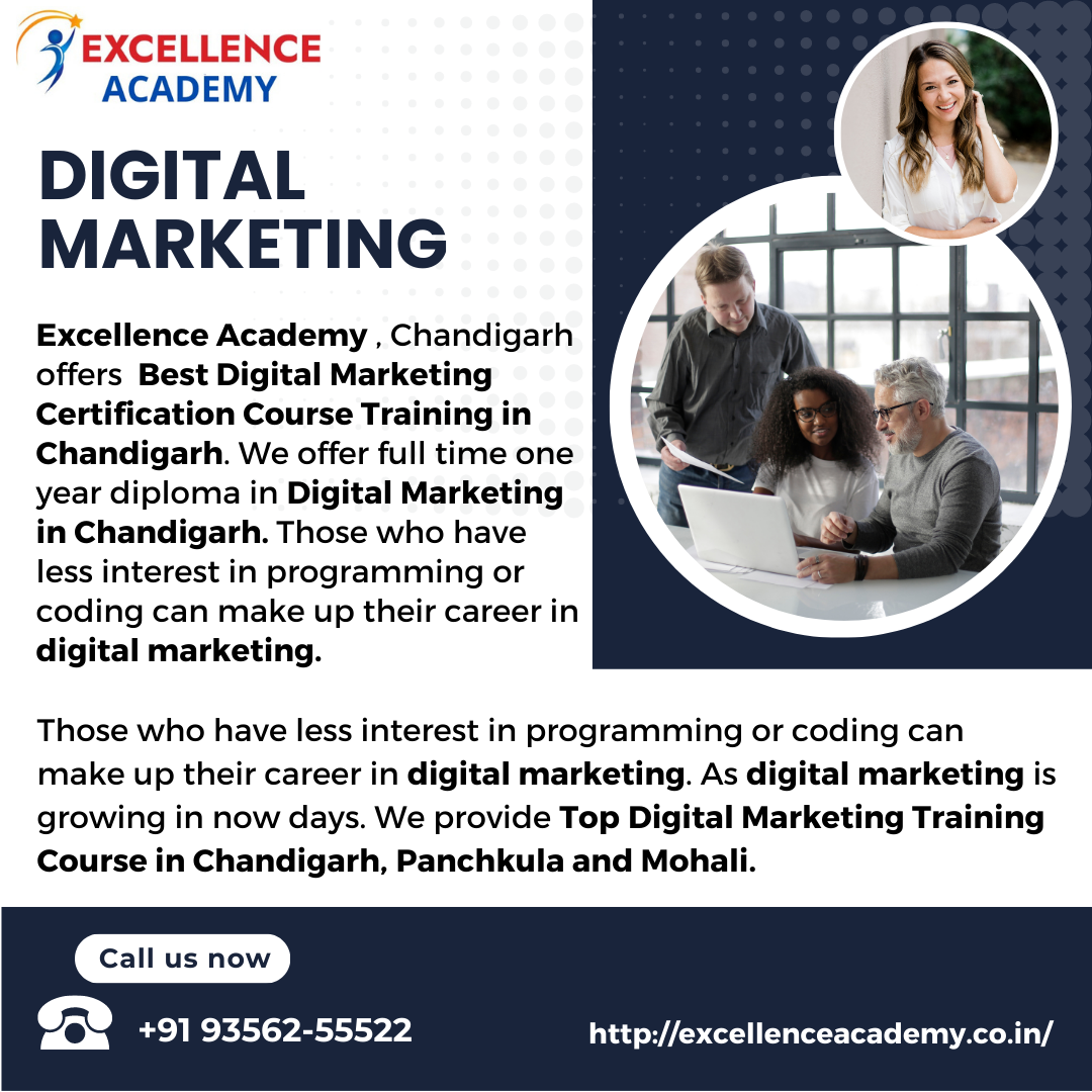 Digital Marketing Training in Chandigarh(Mohali) | by Excellenceacadmy | Medium