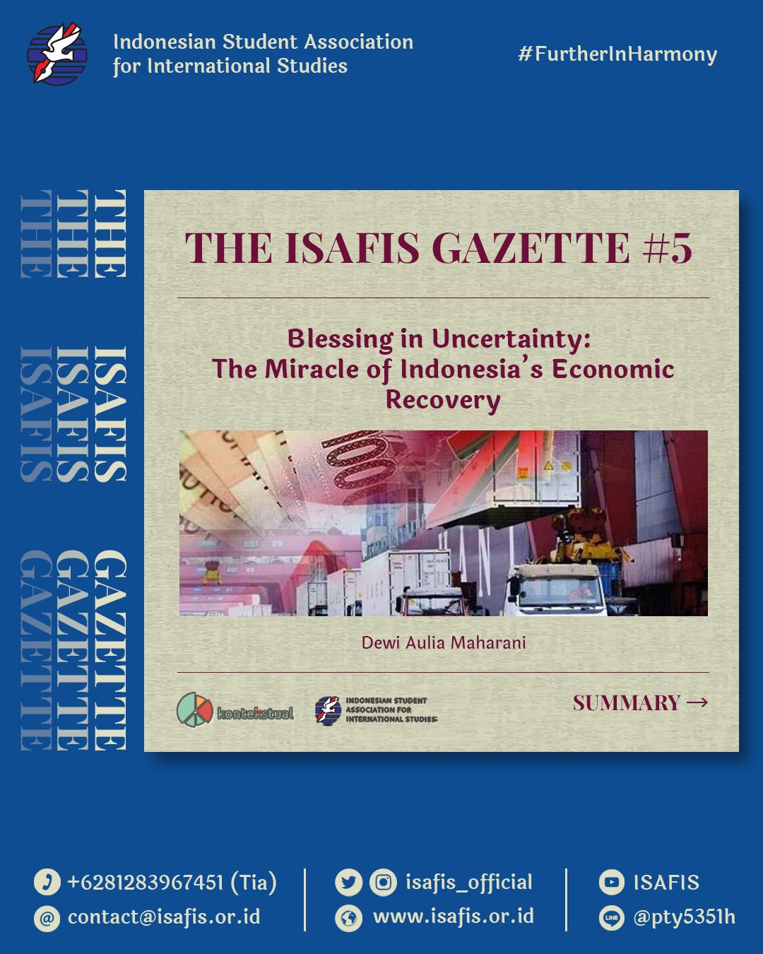 TIG S2/#5: Blessing in Uncertainty: The Miracle of Indonesia’s Economic ...