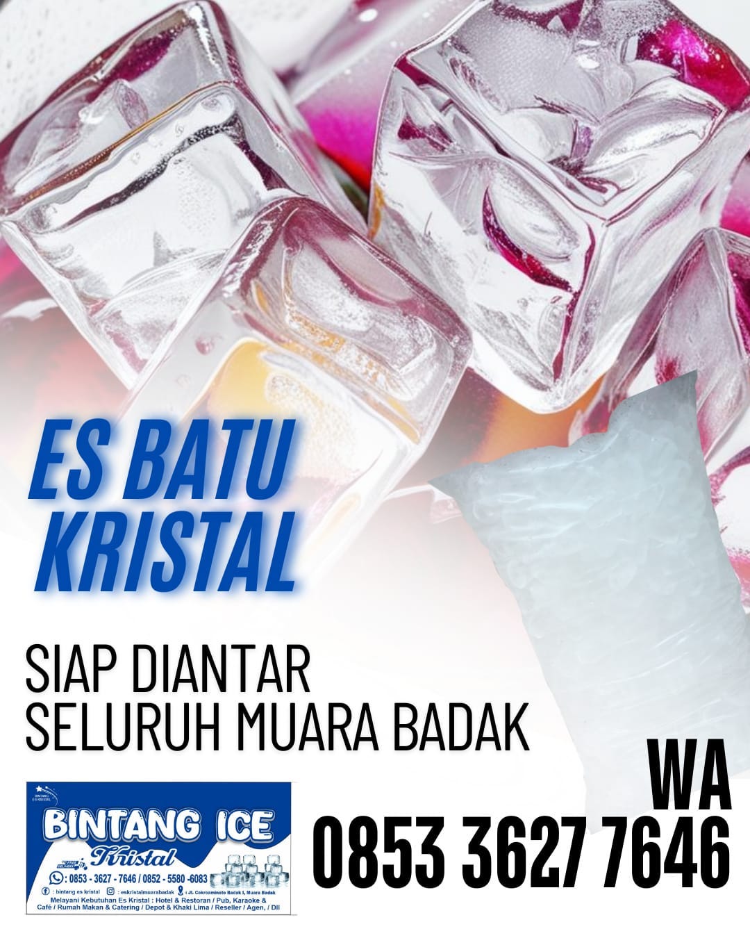 +62853 2637 7646, harga es batu kristal muara badak | by Pusat Es Batu ...