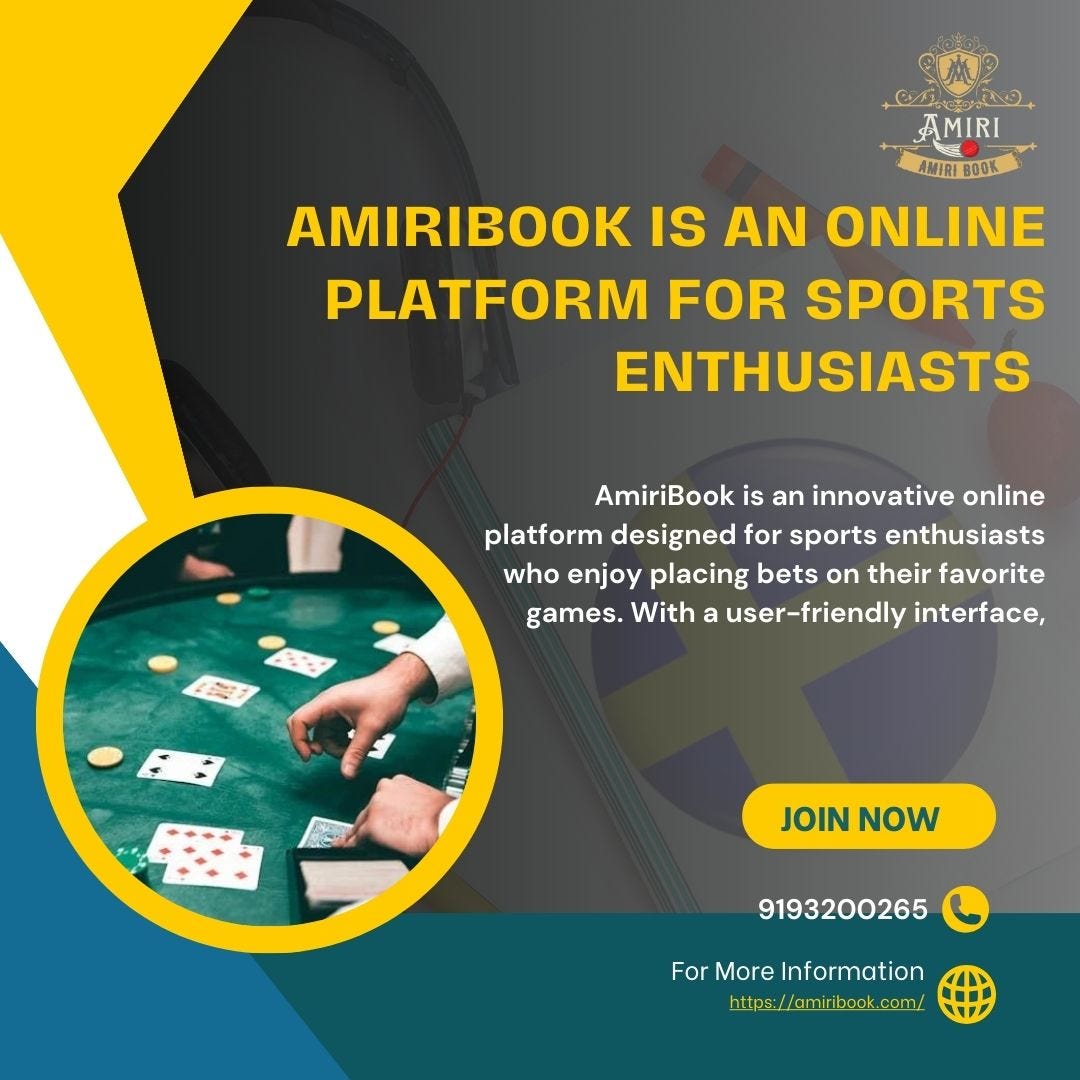 Amiribook Is An Online Platform For Sports Enthusiasts - Amiri Book - Medium