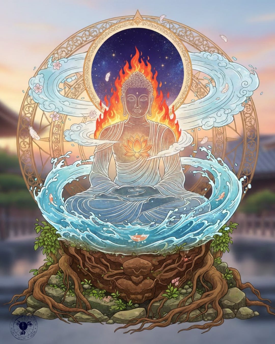 What Are the Five Elements in Buddhism? | by LunziArt (Wheel Technology ...
