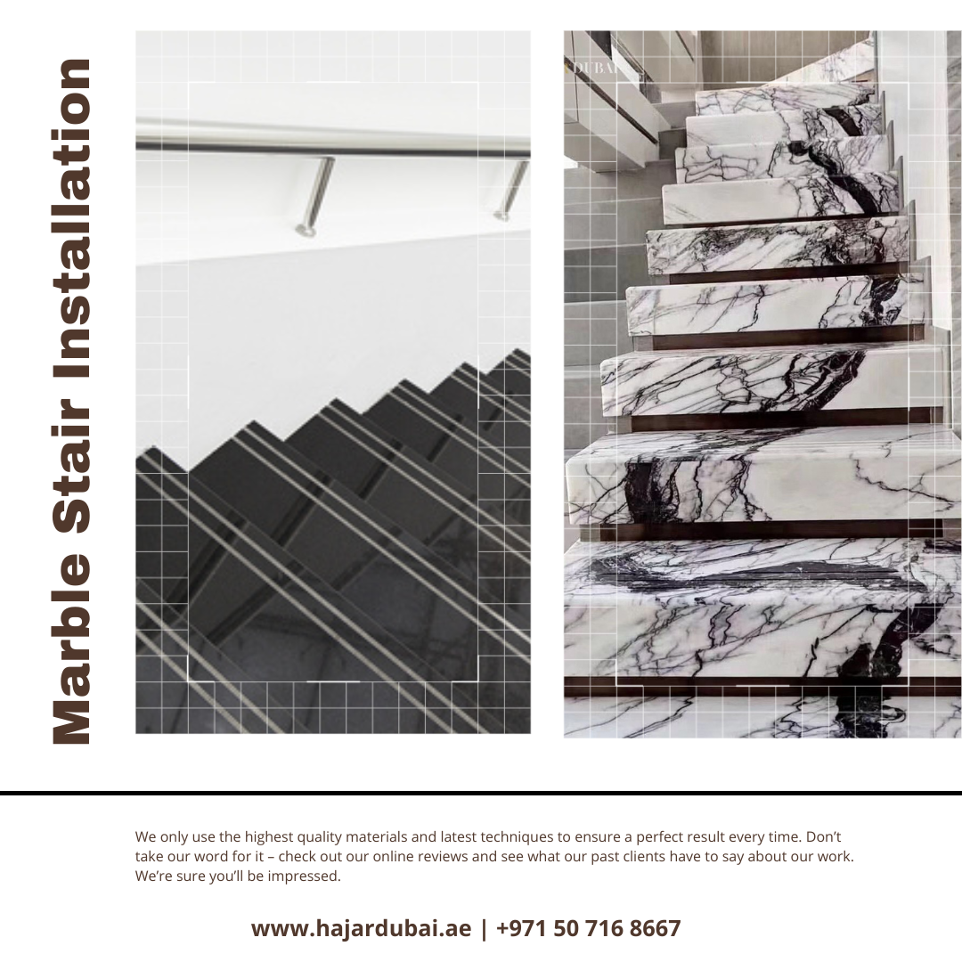 Get Marble Stairs Installation By Market Professionals- Hajardubai.ae ...