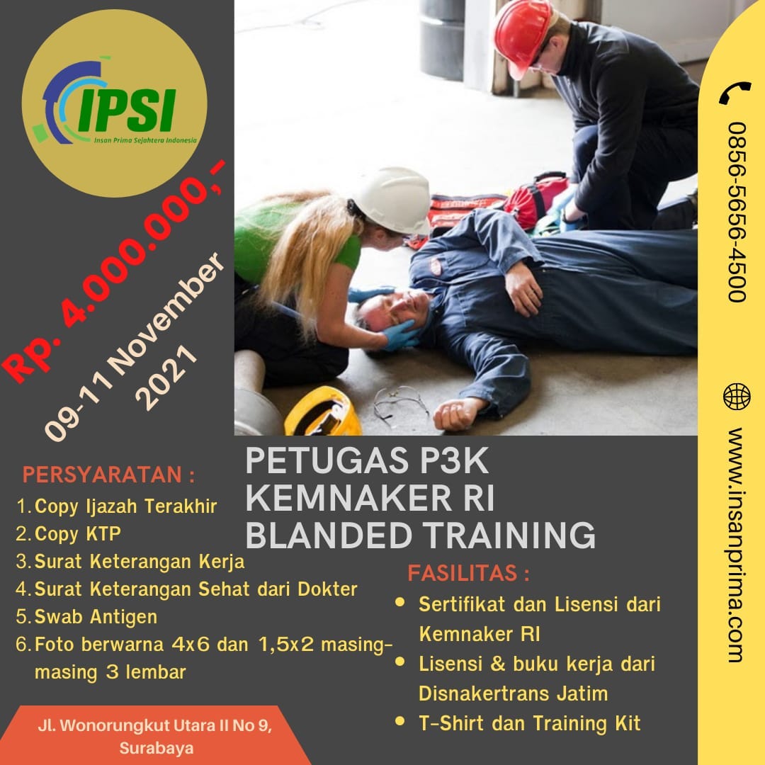 Petugas P3K - Pelatihan K3 Konstruksi Kemnaker - Medium