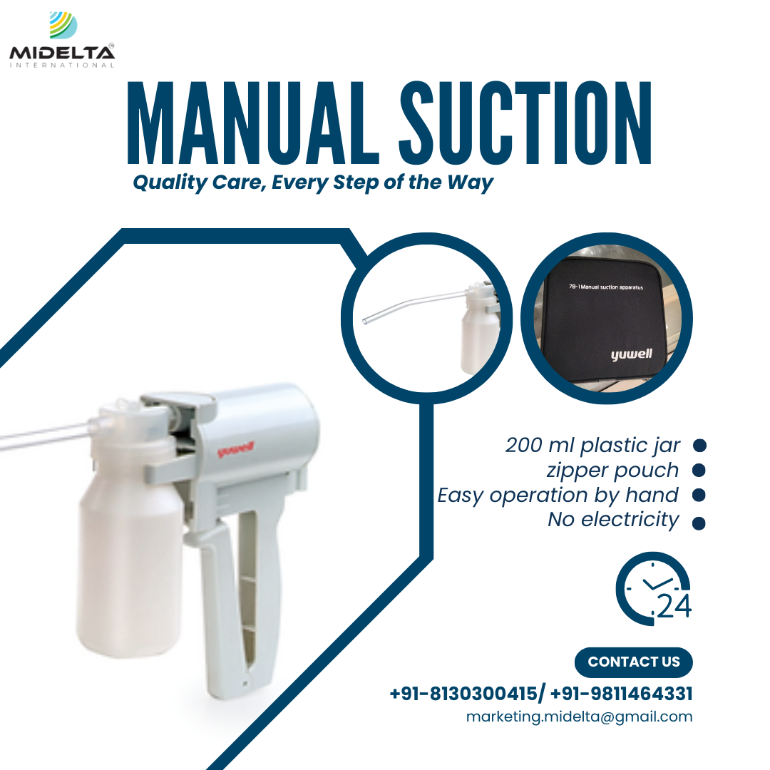 MANUAL SUCTION MACHINE (7B-1Model) - Midelta International - Medium