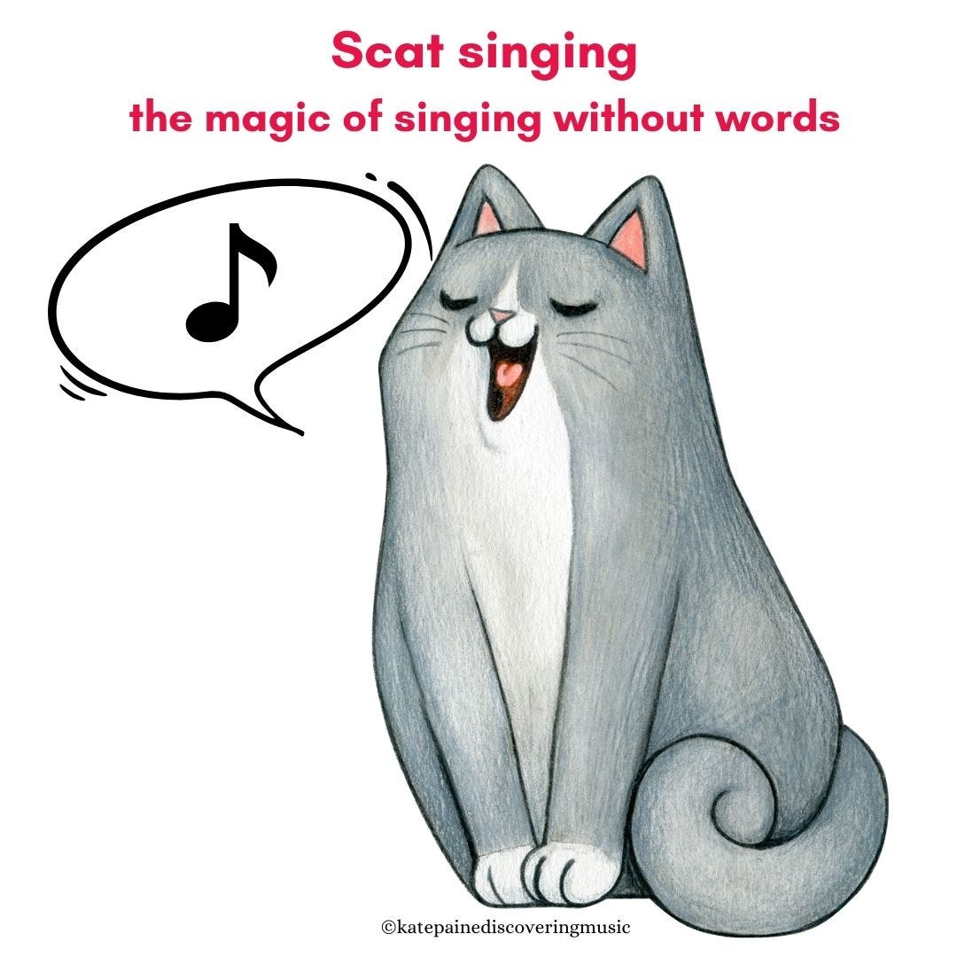 Doo bee doo bee doo. Scat singing: the magic of singing… | by Kate ...