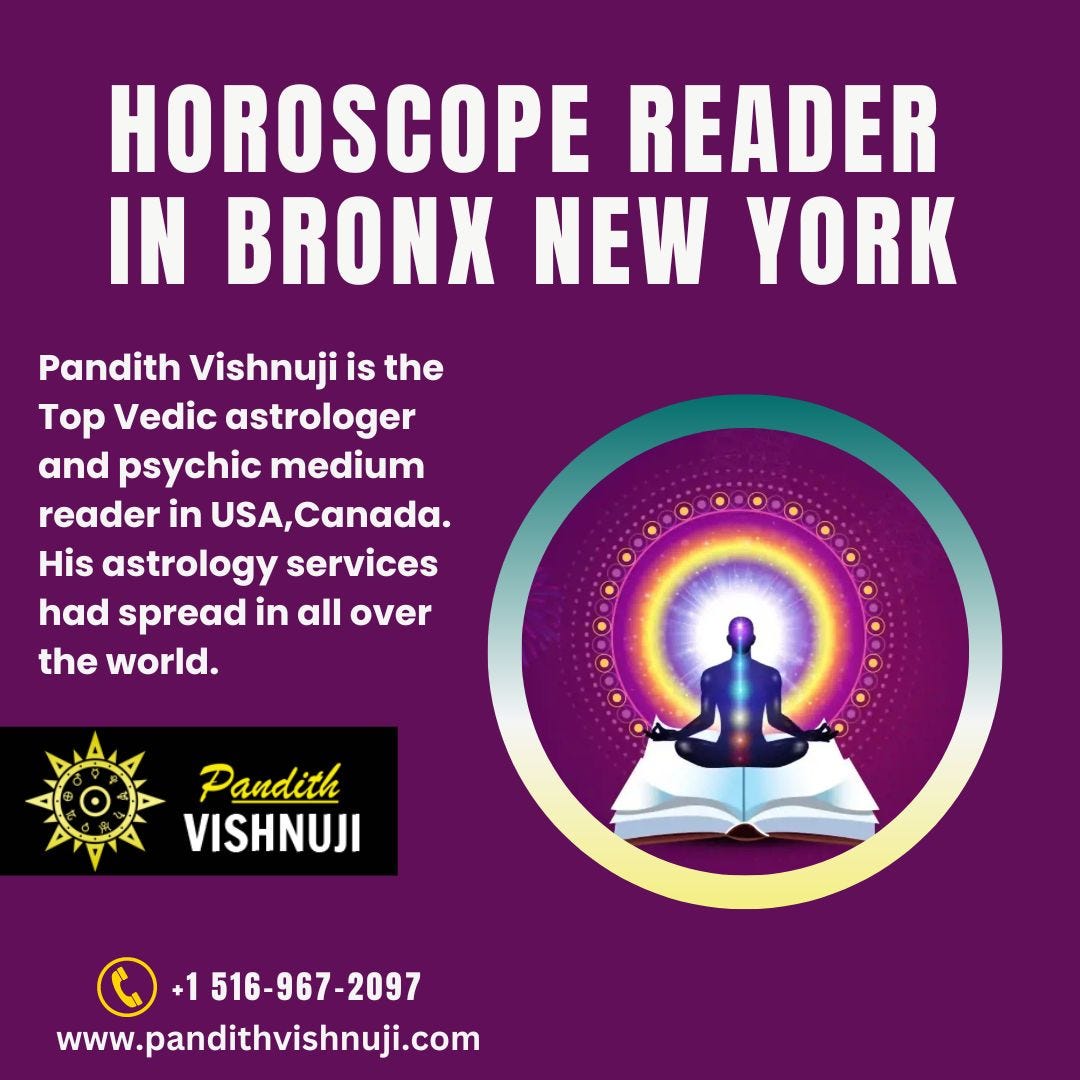 Best Horoscope Reader in Bronx New York — pandithvishnuji - Vishnu ...