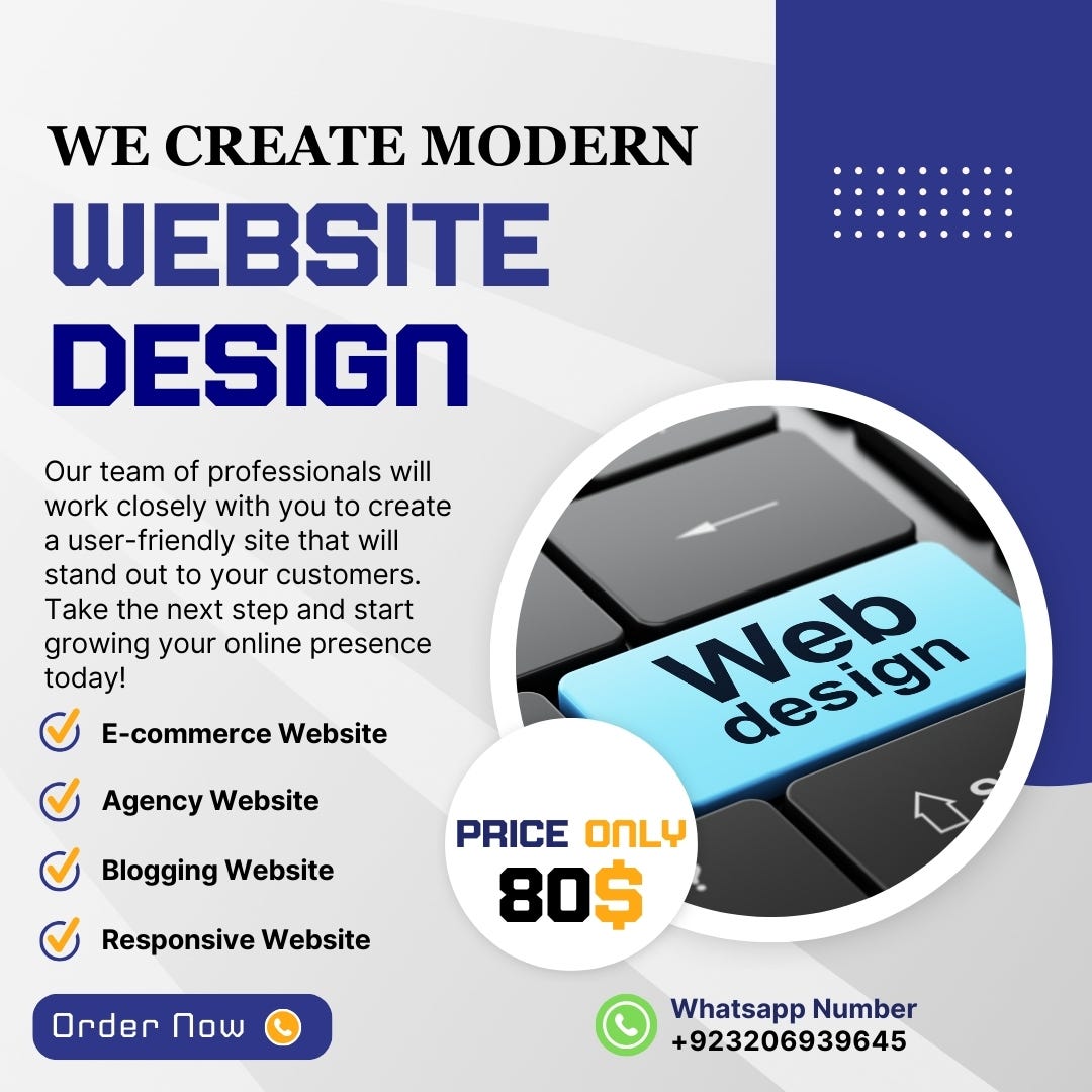 🌟 Elevate Your Online Presence with Modern Website Design 🌟 - Sohaib ...
