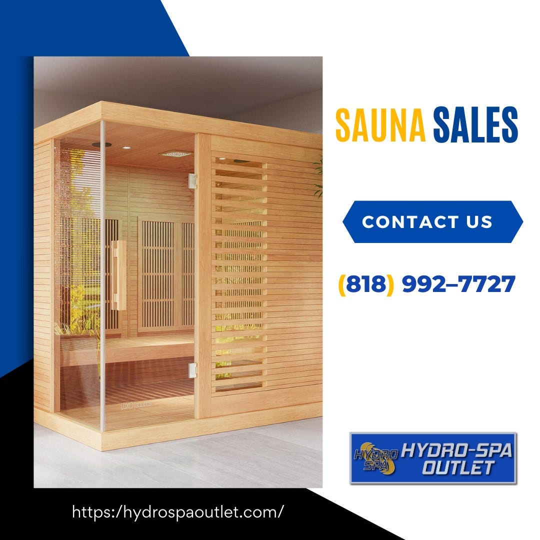 Find your oasis of tranquility with our saunas at Hydro-Spa Outlet ...