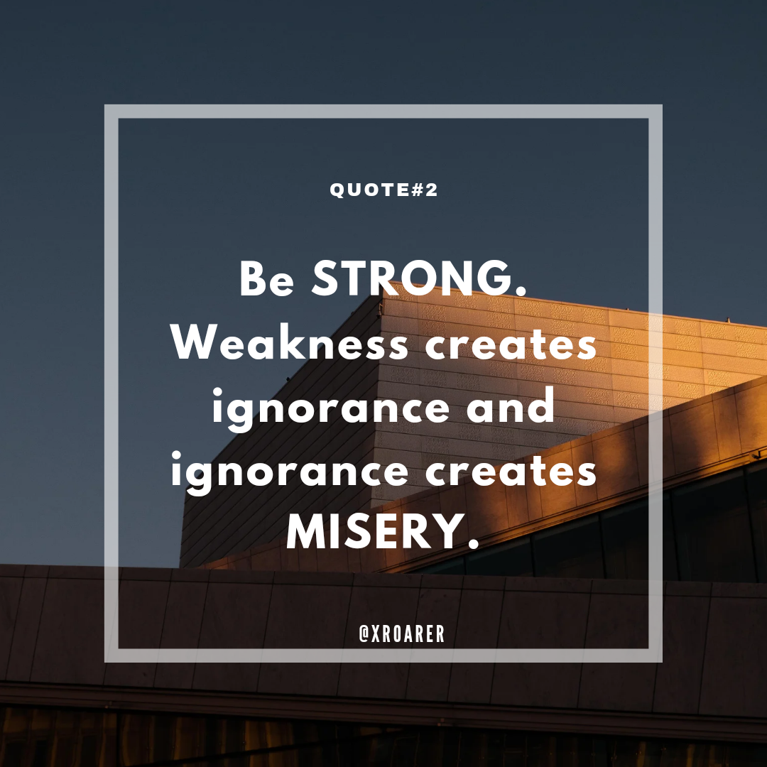 Inaction is cowardice and shows you have not learned a lesson. | by ...