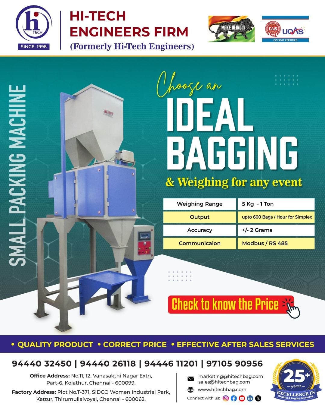 Automatic Weighing and Bagging Machine in Chennai | Hi-Tech Engineers Firm | by Raj Kumar | Jul ...