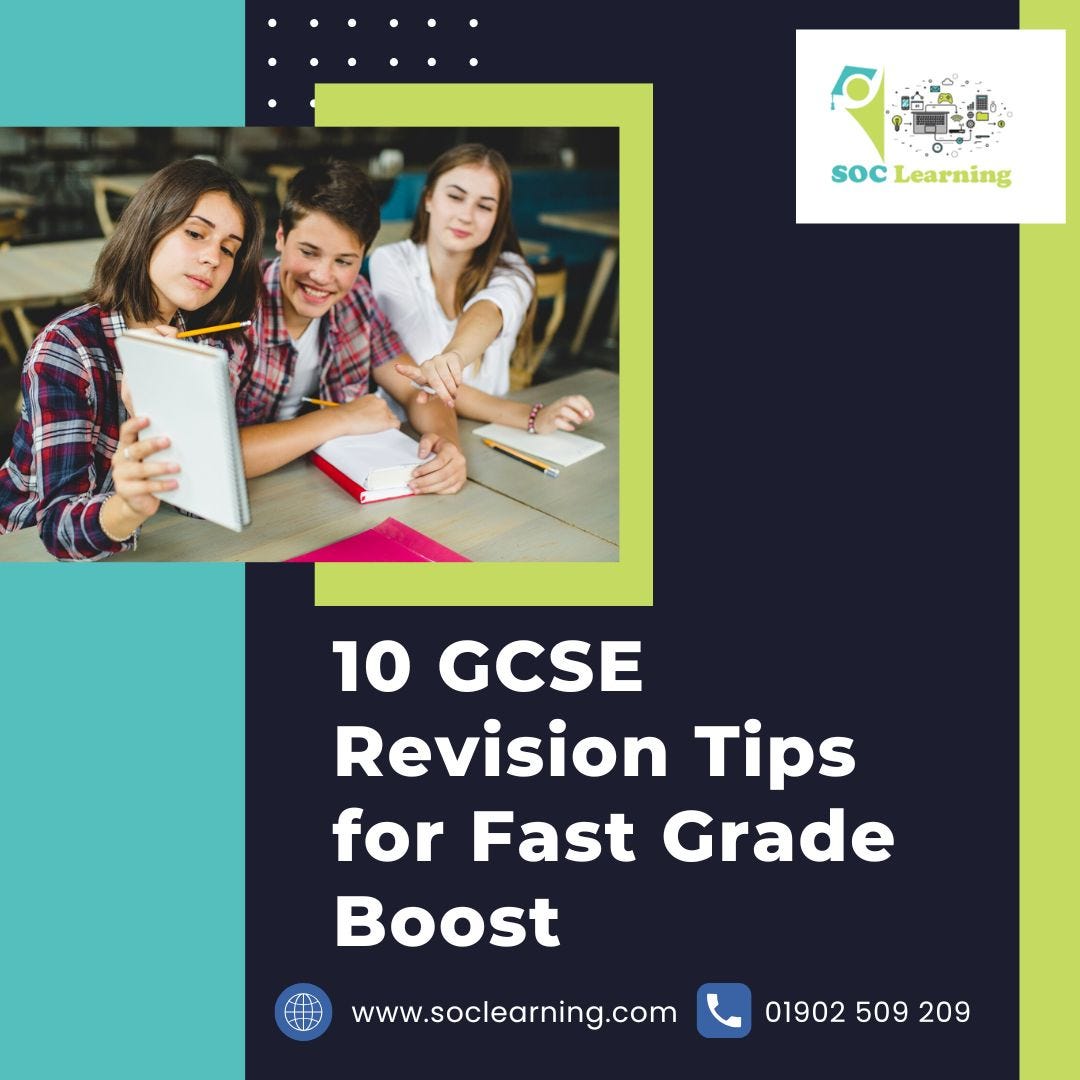 10 Effective Study Techniques to Excel in Your GCSE Exams | by SOC ...