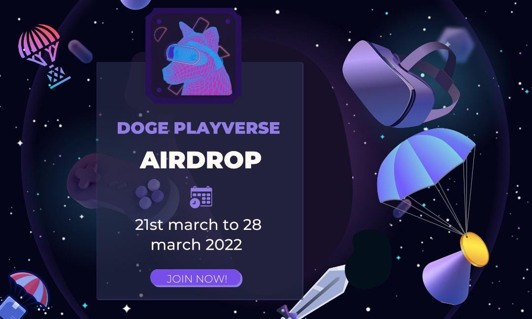 Airdrop is live! - Dogeplayverse - Medium