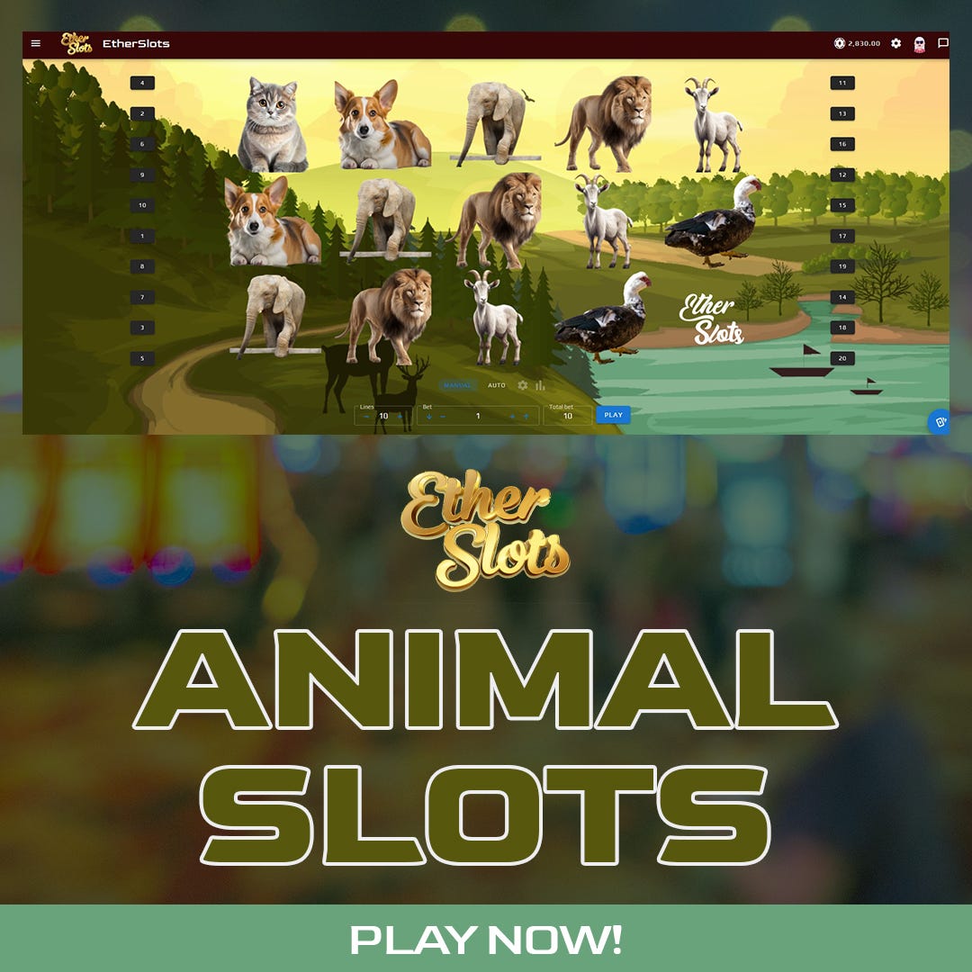 🎰🐾 Embark on a Wild Adventure with Animal Slots. - EtherSlots - Medium