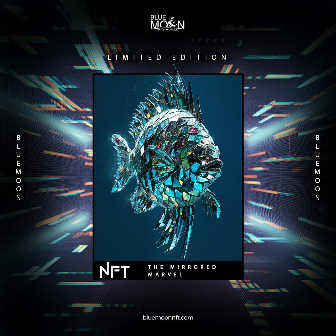 Mirrored Marvel NFT - Bluemoon NFT - Medium