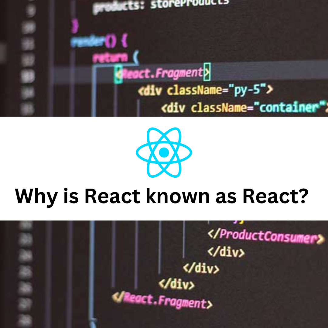 Hey everyone I have written an article about Why is React known as ...