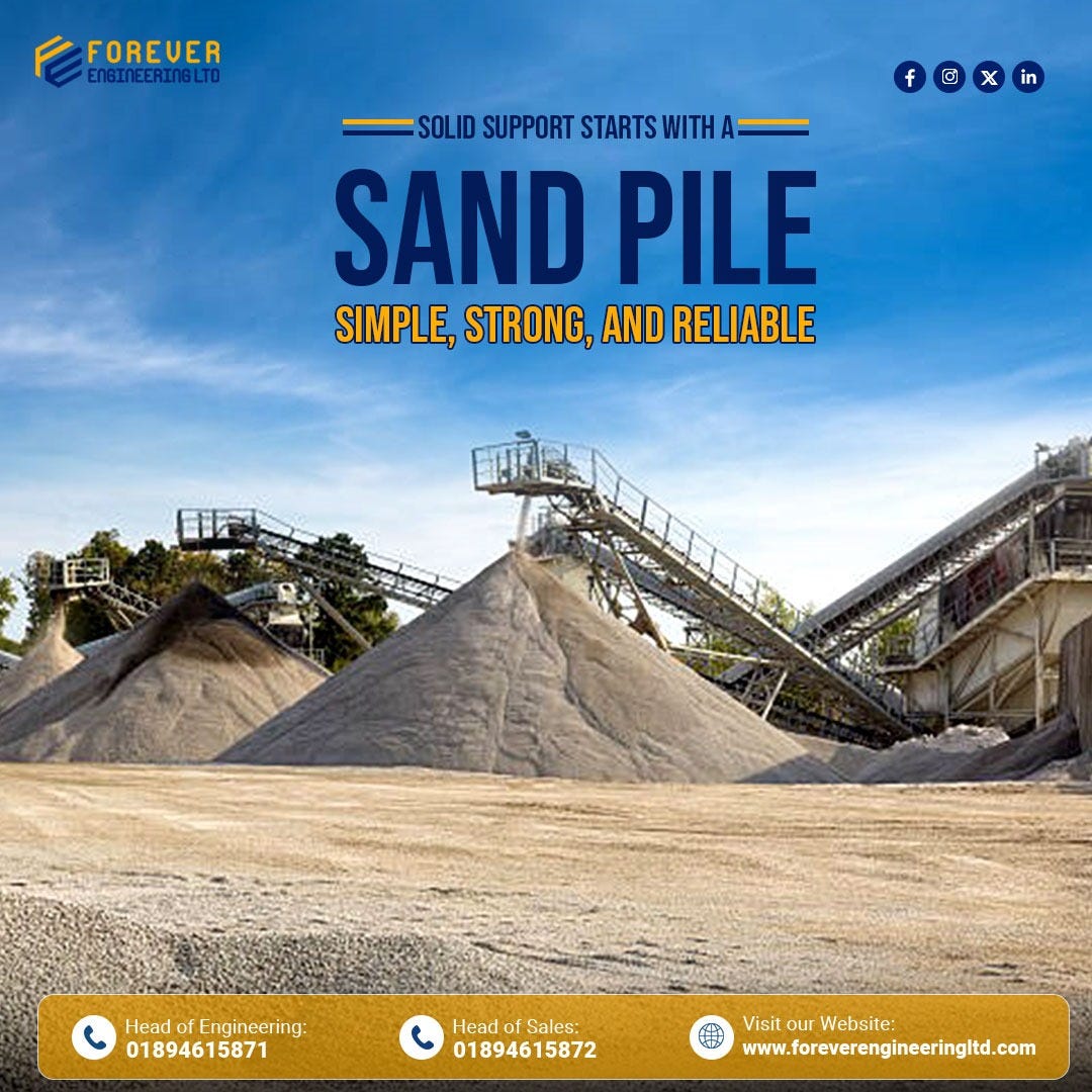 ️ 𝗦𝗶𝗺𝗽𝗹𝗲, 𝗦𝘁𝗿𝗼𝗻𝗴, 𝗥𝗲𝗹𝗶𝗮𝗯𝗹𝗲 — 𝗧𝗵𝗲 𝗣𝗼𝘄𝗲𝗿 𝗼𝗳 𝗮 𝗦𝗮𝗻𝗱 𝗣𝗶𝗹𝗲 𝗙𝗼𝘂𝗻𝗱𝗮𝘁𝗶𝗼𝗻🏗️ | by ...
