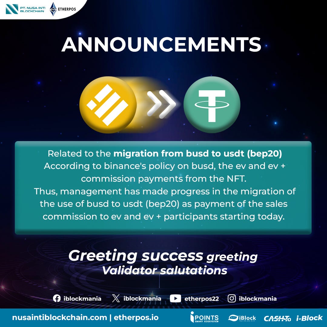 Migration from BUSD to USDT (Bep20) - EtherPos - Medium