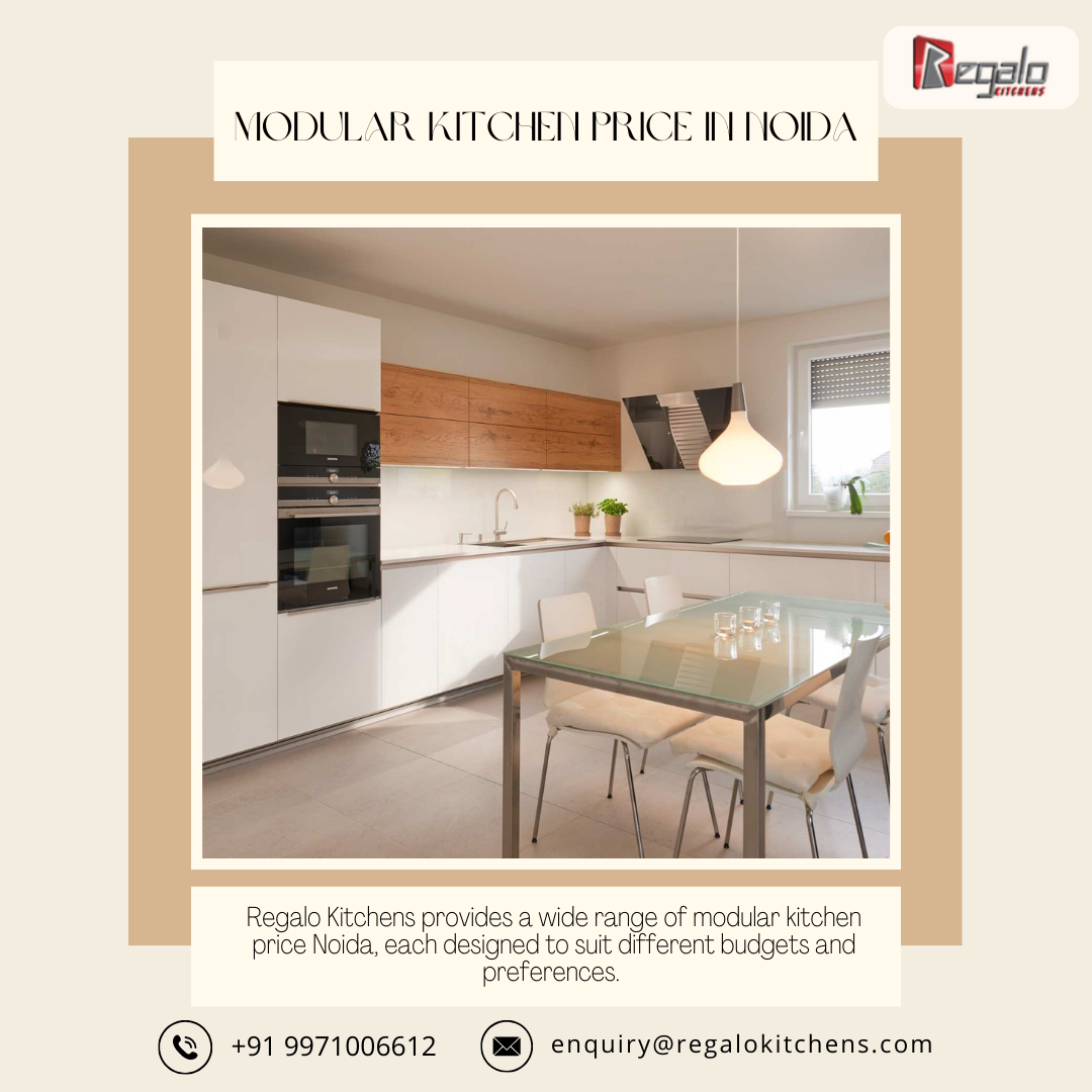 Modular Kitchen Price in Noida | Regalo Kitchens - Kitchen Design - Medium