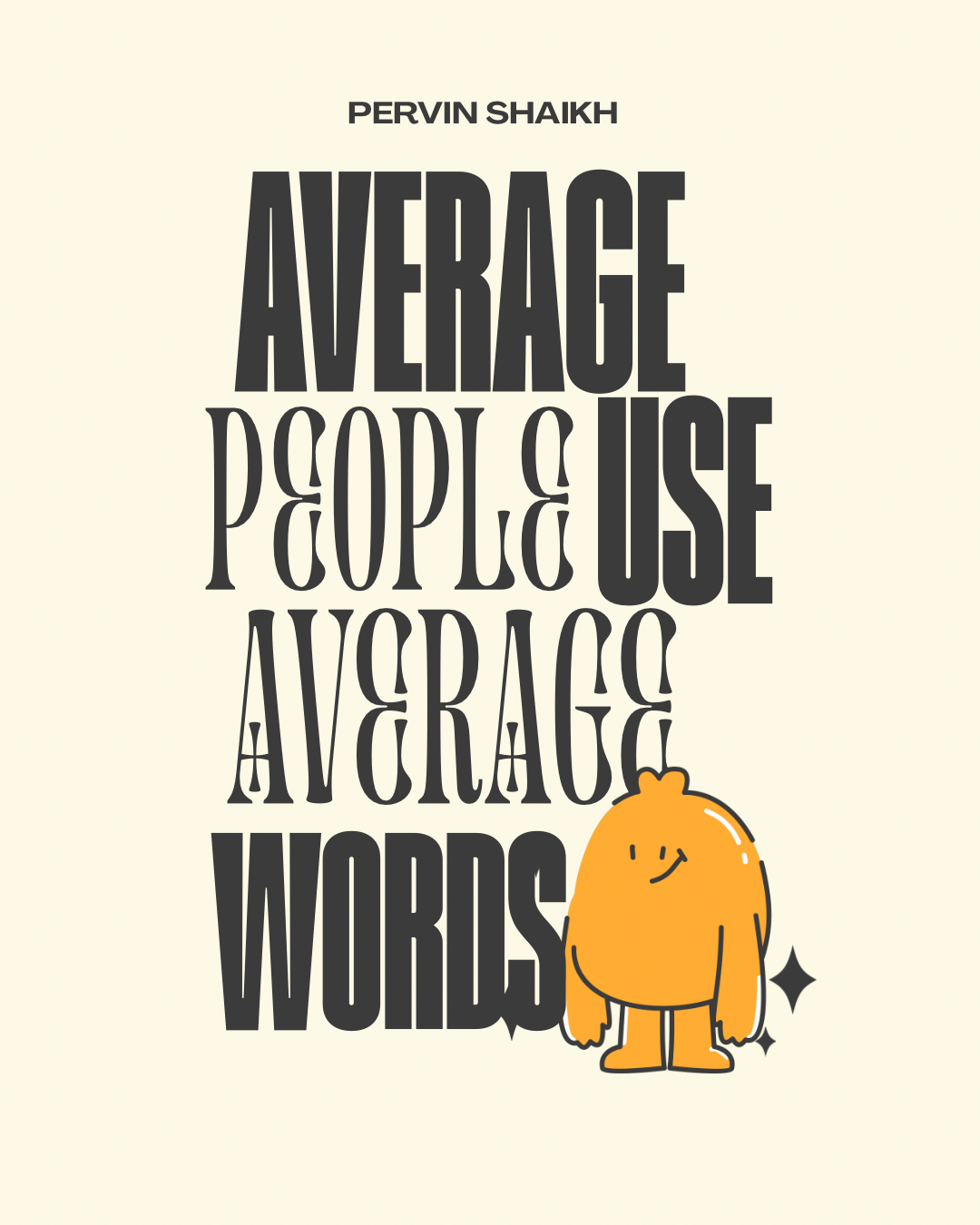 Average People Use Average Words. I took A-level English Literature and ...