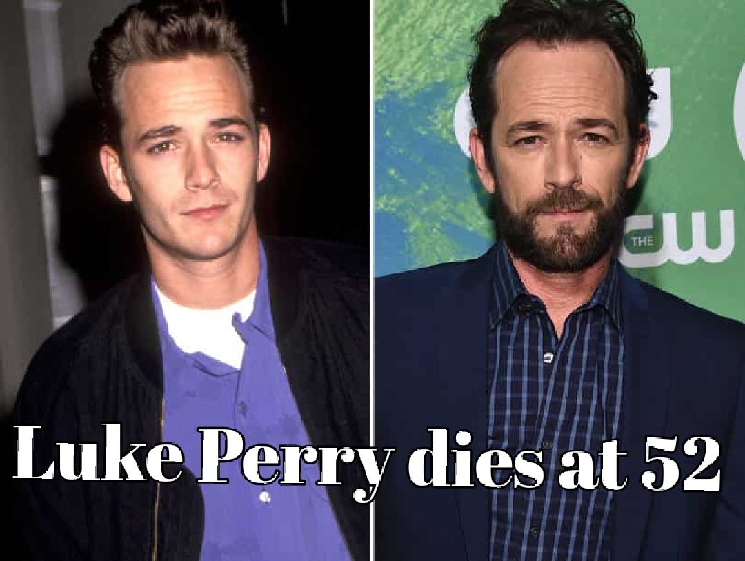 Luke Perry dies at 52. I was so saddened yesterday to hear… | by ...