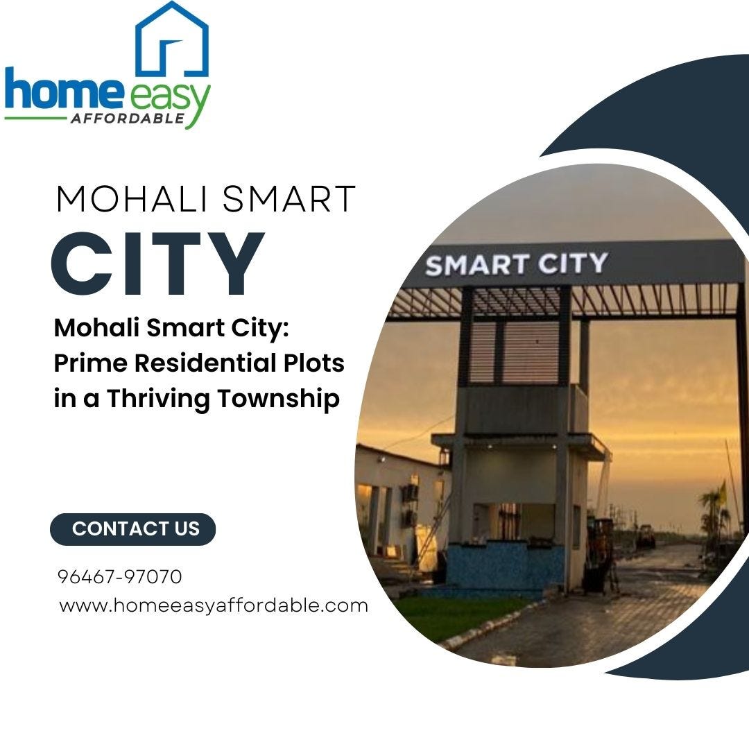 Mohali Smart City: Prime Residential Plots in a Thriving Township ...