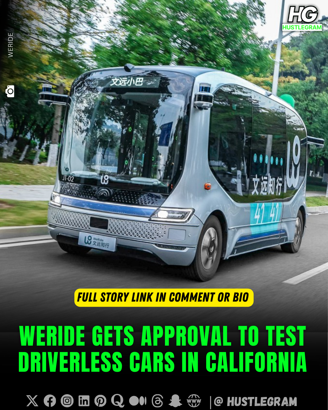 WeRide Gets Approval to Test Driverless Cars in California. | by ...