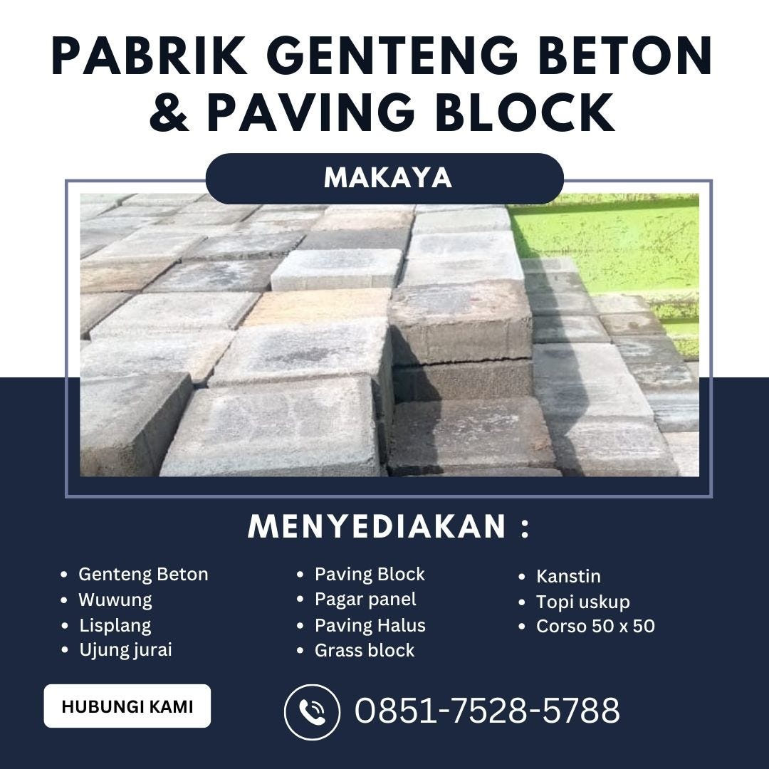 Supplier Harga Paving Block K250 Kota Batu Call 0851–7528–5788 ...