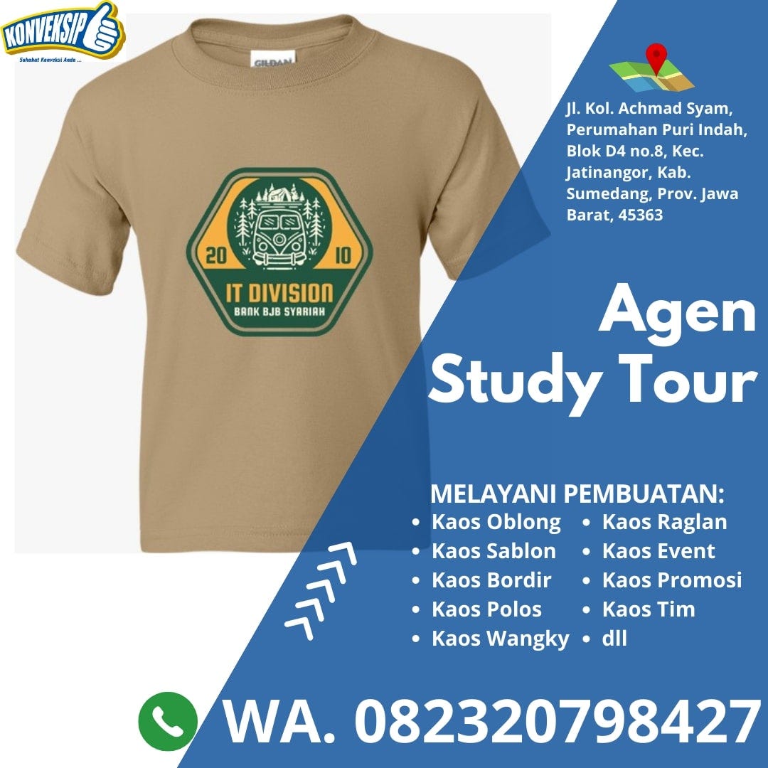 BISA NEGO, WA 0823–2079–8427, Baju Study Tour Boyolali | by Grosir Baju ...