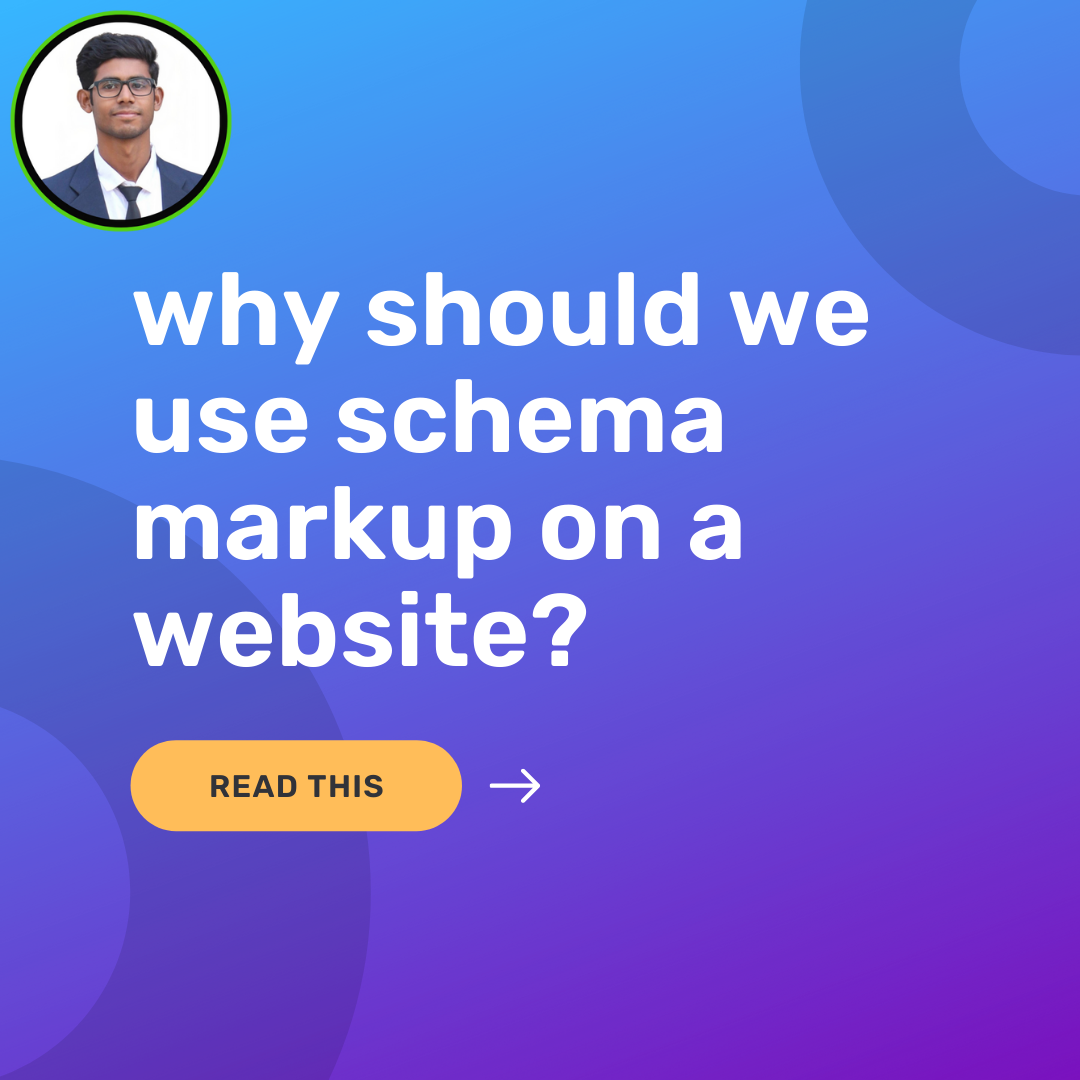 Why should we use schema markup on a website? | by Sujun Kumar | Oct, 2024 | Medium