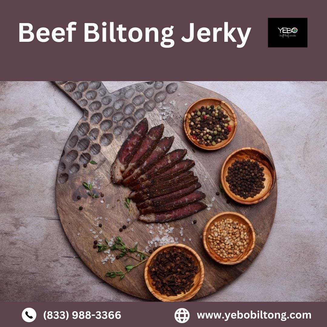 Savory Delight: Beef Biltong Jerky — Irresistible Flavor Experience ...