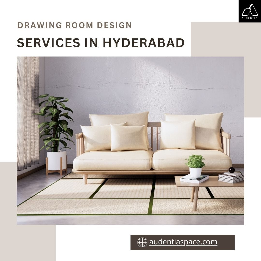 Drawing Room Design Services in Hyderabad - Audentia Space - Medium